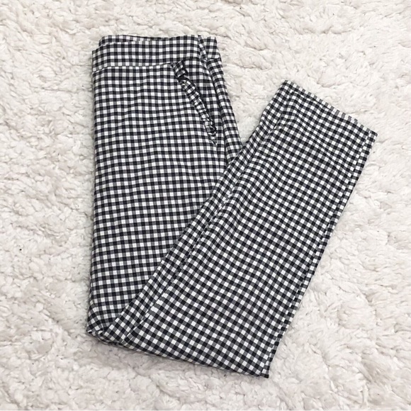Zara | Pants & Jumpsuits | Zara Checkered Gingham Pants With Ruffles On ...